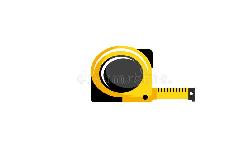 Vector Illustration Roll Meter Icon Stock Illustration - Illustration ...