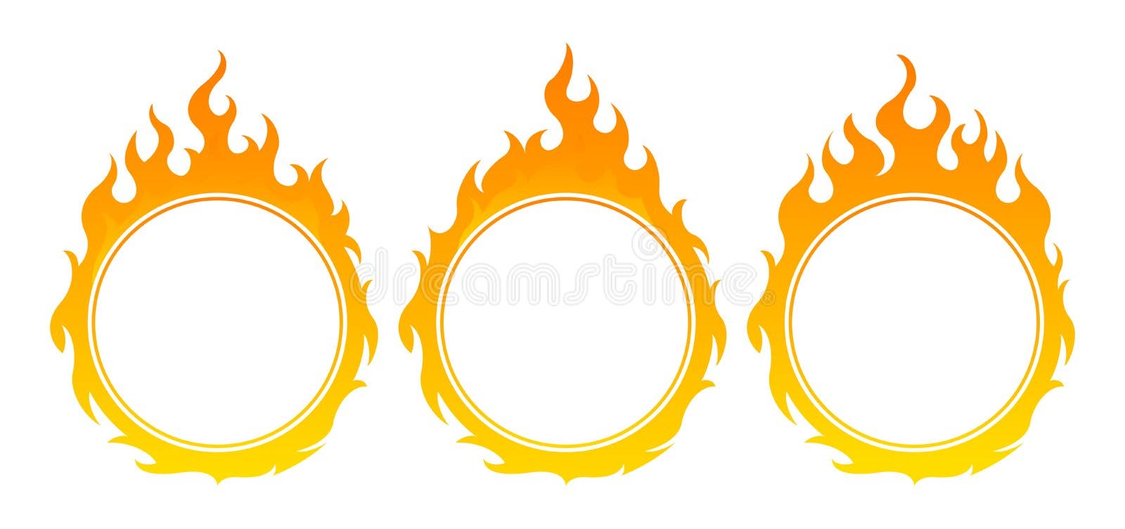 Round Fireball. Design Element Stock Vector - Illustration of fireball ...