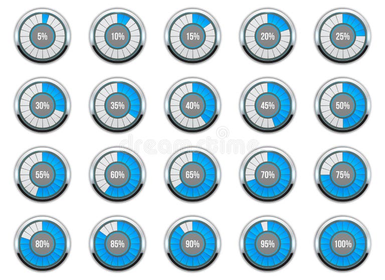 Circular Progress Dial Stock Illustrations – 236 Circular Progress Dial ...
