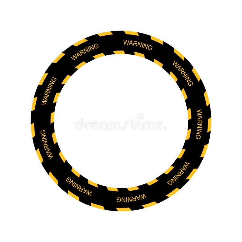 Round Warning Attention Line Icon, Outline Vector Sign, Linear Style ...