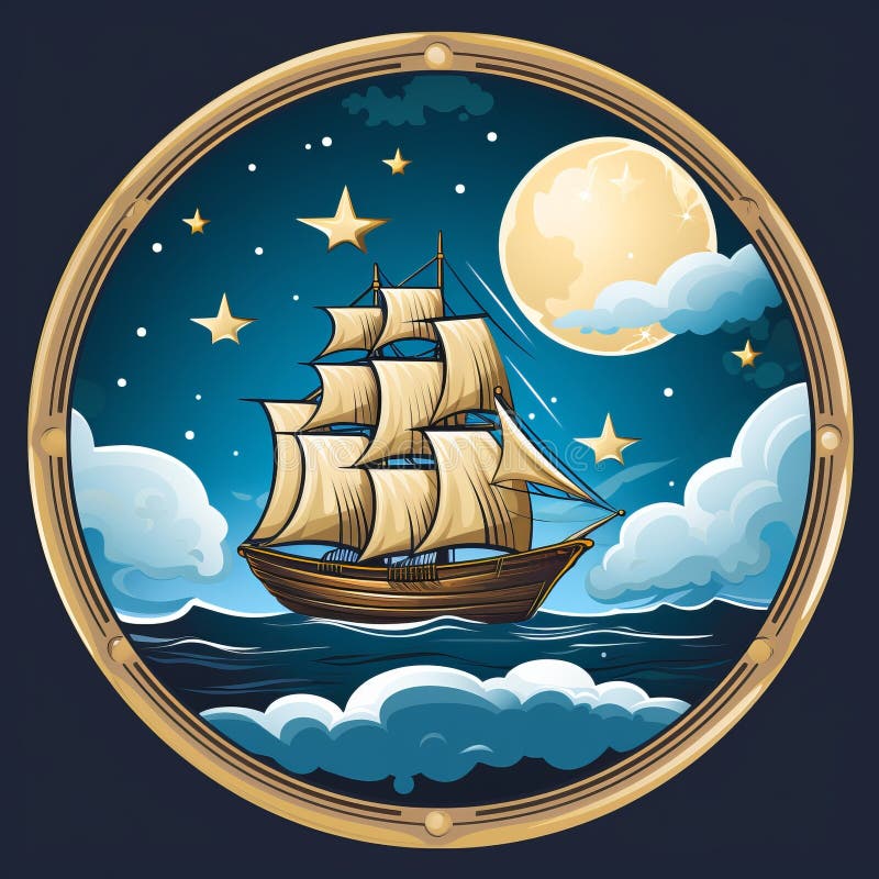 Cartoons Sailing Ship Stock Illustrations – 62 Cartoons Sailing Ship ...