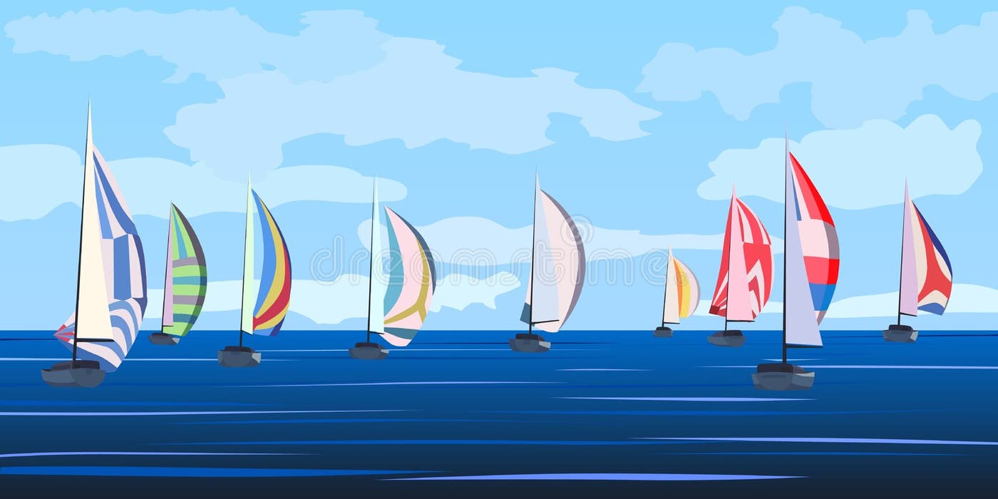 Regatta Stock Illustrations – 15,845 Regatta Stock Illustrations ...