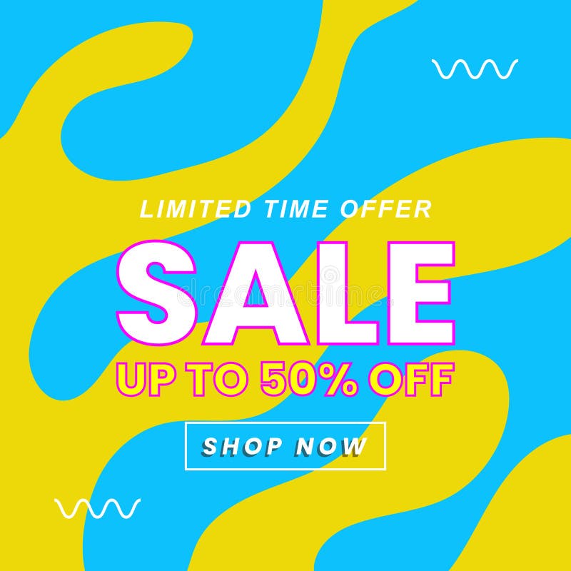 Vector Illustration of a Sale Banner Template.simple Style Stock Vector ...