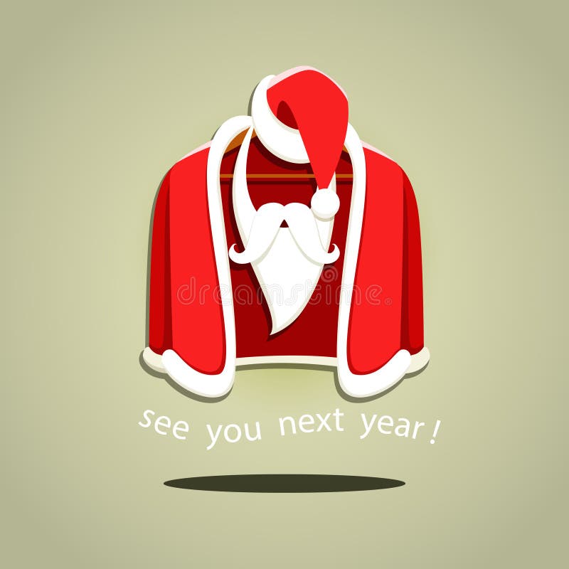 Santa Jacket Hanger Stock Illustrations – 18 Santa Jacket Hanger Stock ...