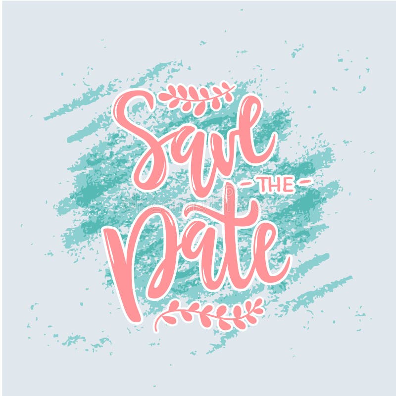 Vector Illustration of Just Married Text with Background and Textures ...