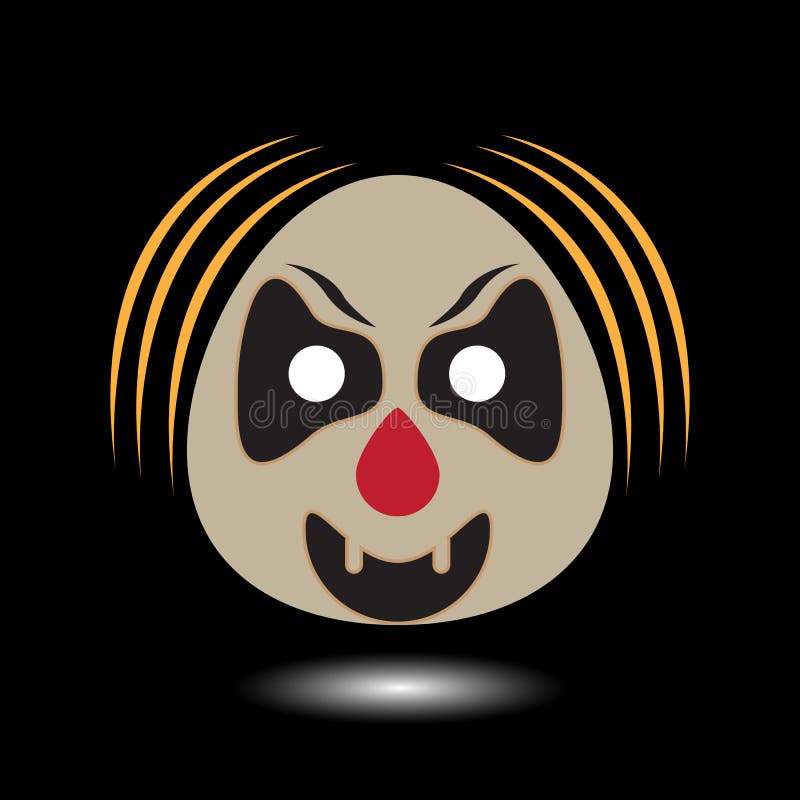 Clown symbol image stock illustration. Illustration of holiday - 140750711