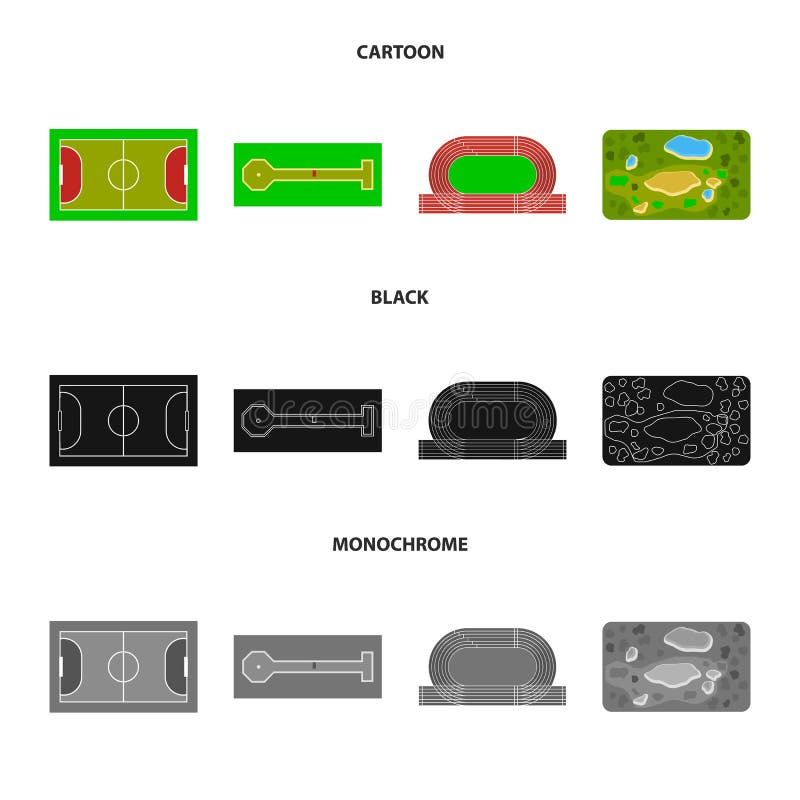 Vector Illustration of Scheme and Construction Symbol. Collection of ...