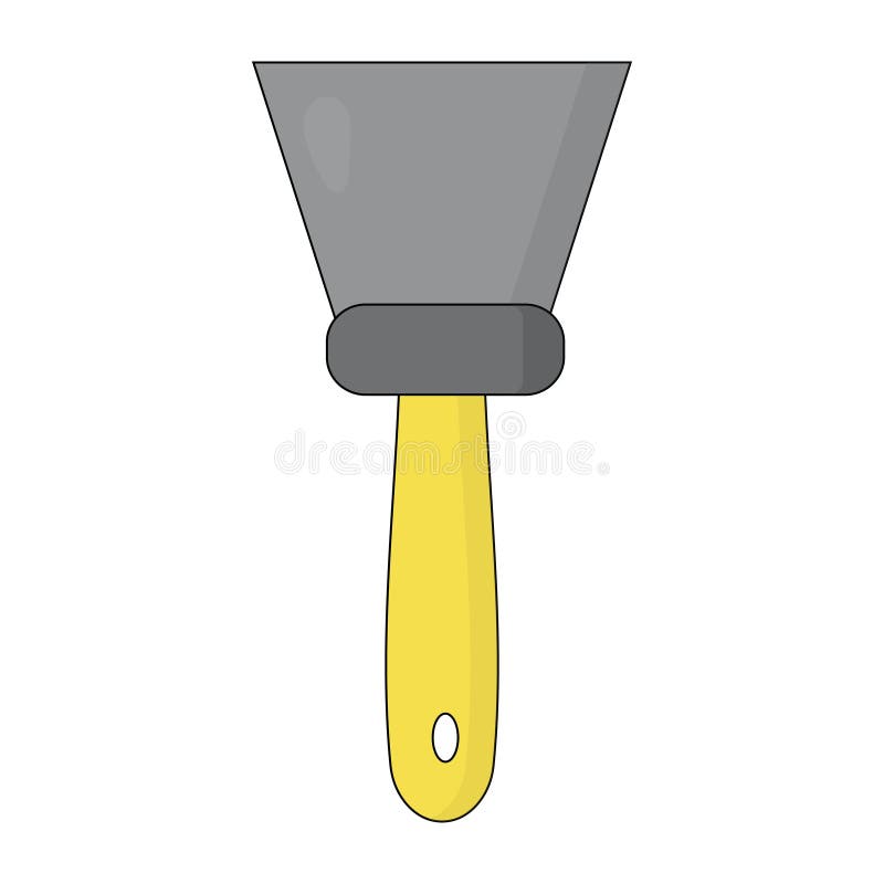 Vector Illustration of a Scraper in a Flat Style Stock Vector ...