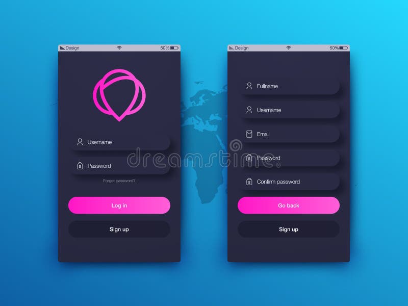 Vector Illustration of Screens and Web Concept Stock Vector ...