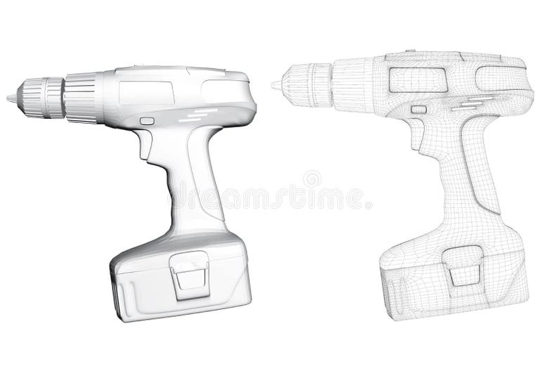 Screwdriver stock vector. Illustration of element, doodle - 110593095