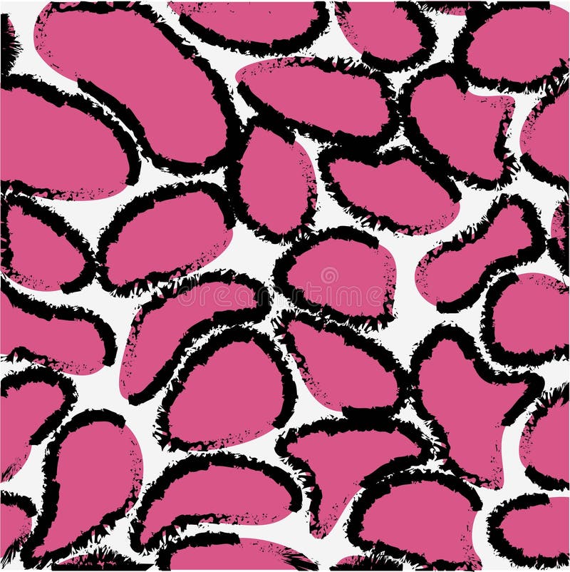 Vector Illustration. Seamless Background. the Pink Panther Stock ...