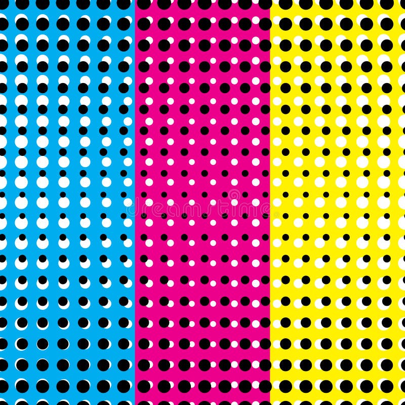 Vector Illustration of Seamless Pattern Concept Printing Print with ...