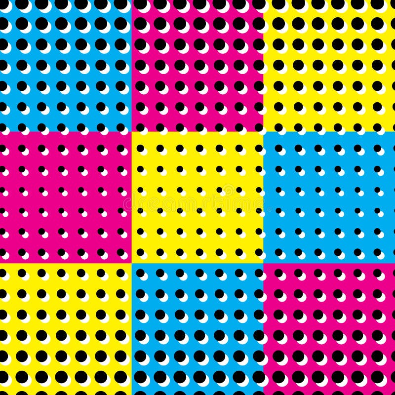 Vector Illustration of Seamless Pattern Concept Printing Print with ...