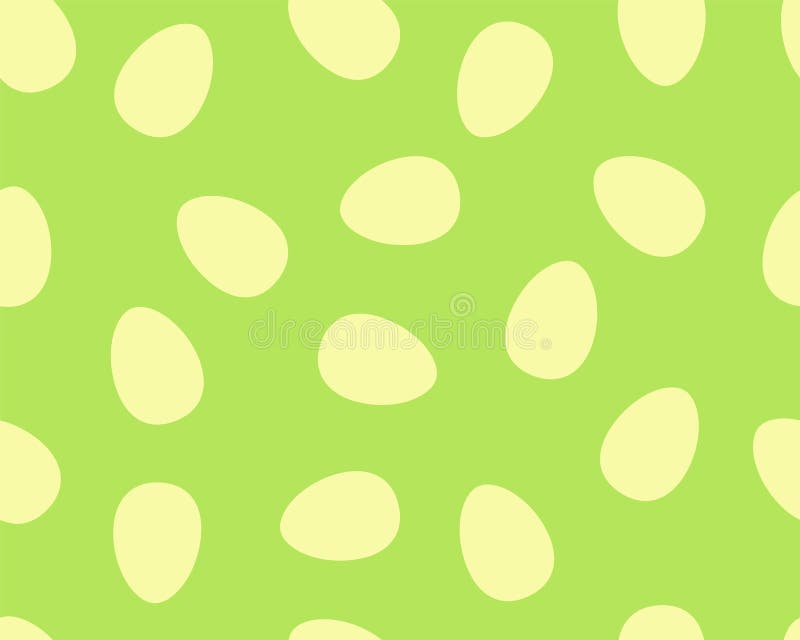 Vector Illustration. Seamless Pattern with Easter Yellow Eggs Stock ...