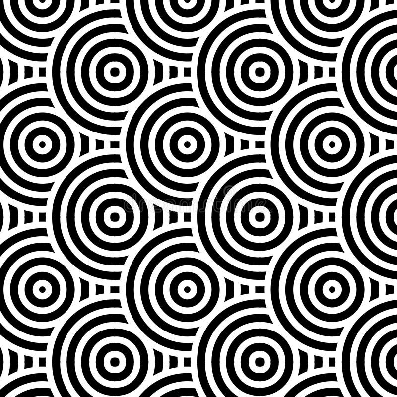 Vector Illustration, Seamless Pattern, Repeating Circular Ornament with ...