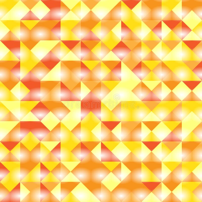 Vector Illustration of a Seamless Pattern of Simple Triangles in ...