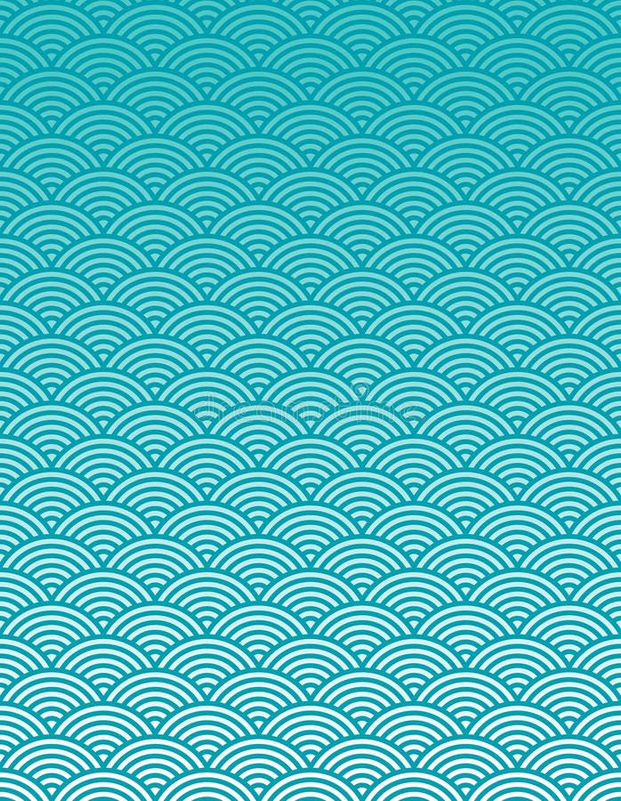 Waves. Geometric Pattern. Seamless Background. Stock Vector ...