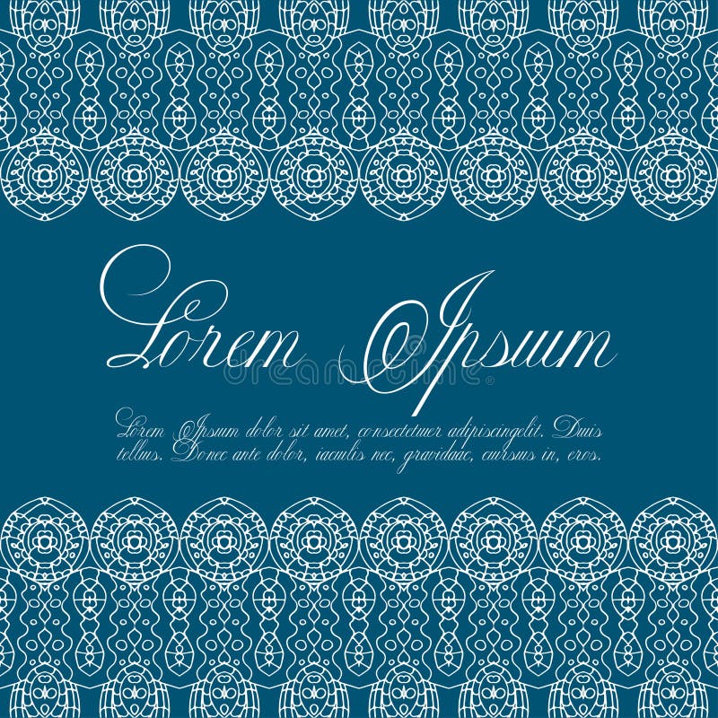 Vector Illustration of a Seamless Repeating Crochet Pattern. Stock ...