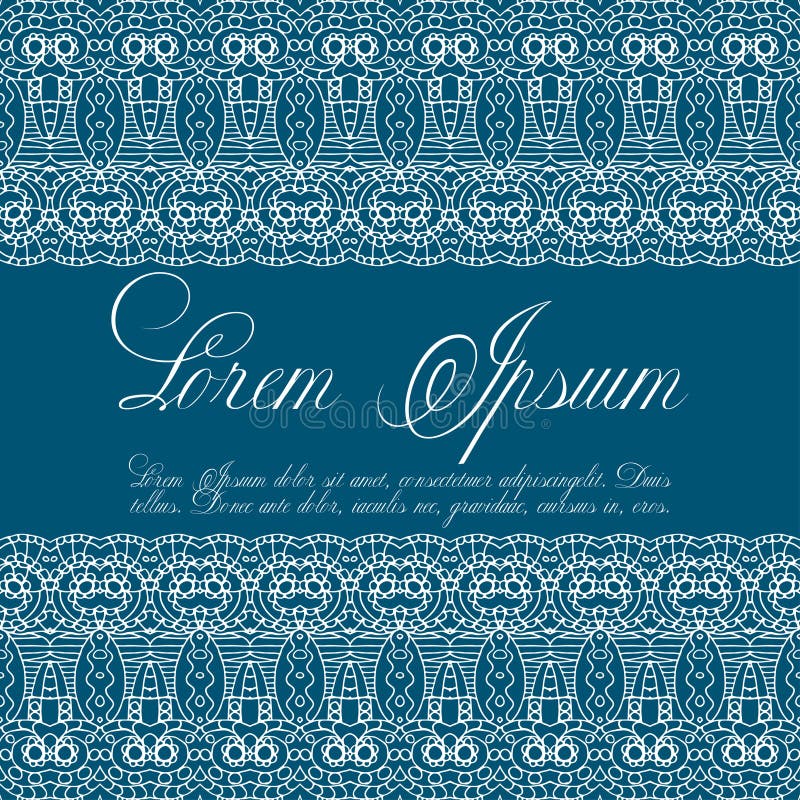 Vector Illustration of a Seamless Repeating Crochet Pattern. Stock ...