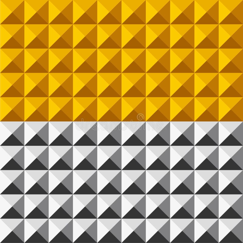 Vector Illustration of Seamless Triangle Square Background Stock Vector ...