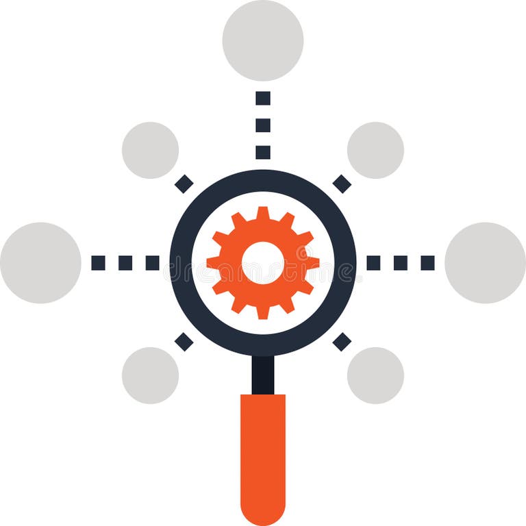 Search Engine Optimization Flat Web Icon Concept Stock Vector ...