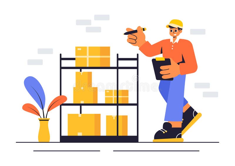 Self Storage of Cardboard Boxes Filled with Unused Items in Mini ...