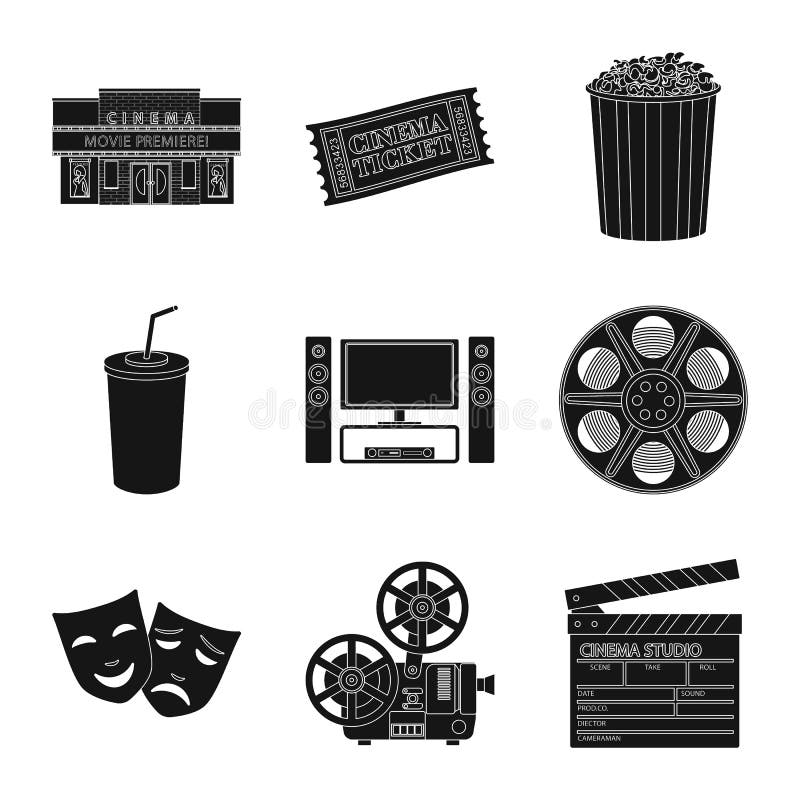 Vector Illustration of Session and Viewing Logo. Set of Session and ...