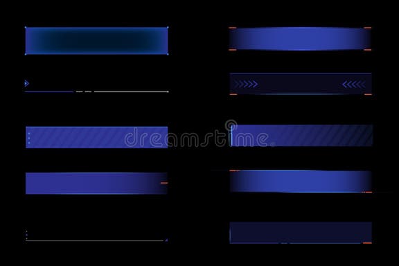 Vector Illustration. Set of Blank Borders for Information, Graphs ...