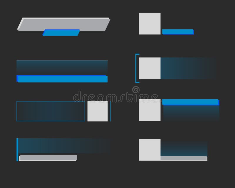 Vector Illustration. Set of Blank Borders for Information, Graphs ...