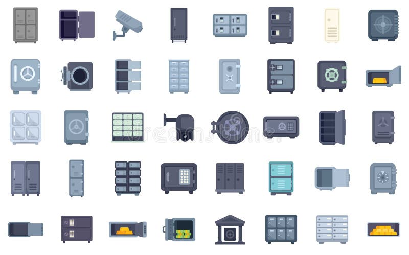 Security System with Modern Safe Boxes and Vaults Protecting Valuables ...