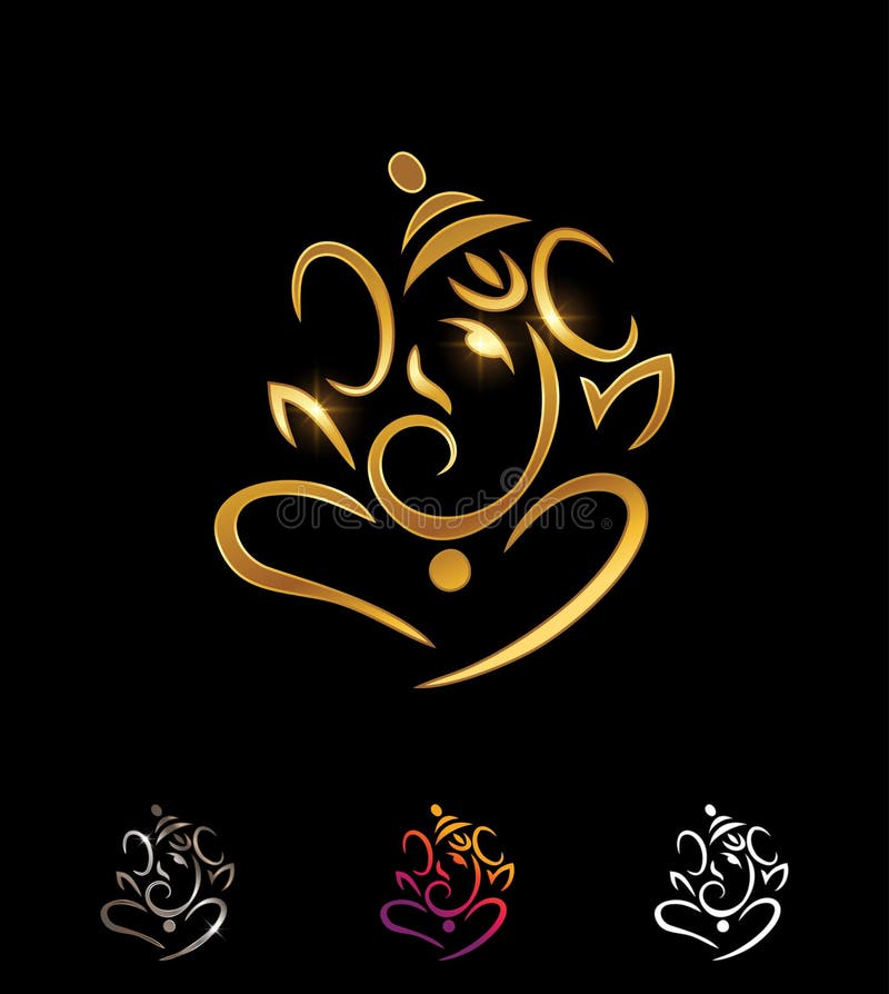 Lord Ganesh. Ganesh Puja. Ganesh Chaturthi Vector Sign Stock Vector ...