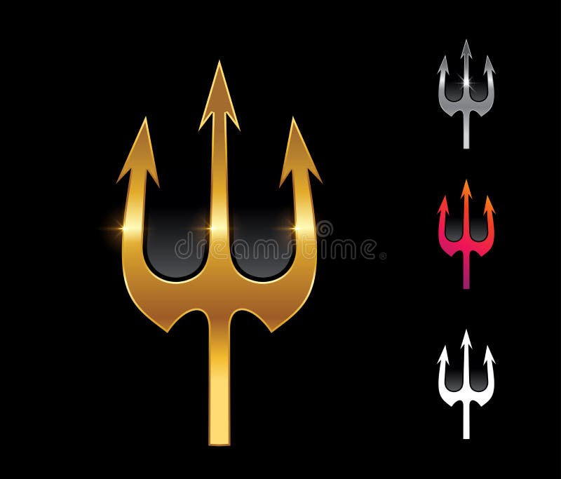 Trident Vector Anchor Stock Illustrations – 273 Trident Vector Anchor ...