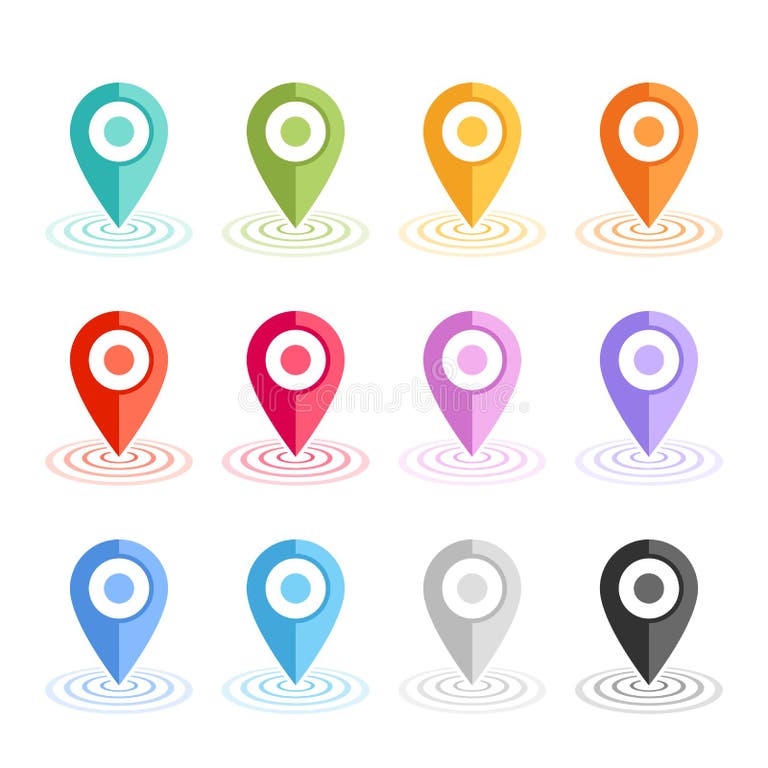 Gps Map Flat Design Stock Illustrations – 66,112 Gps Map Flat Design ...