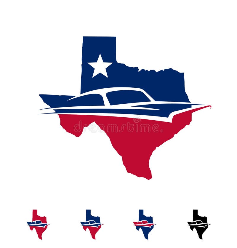 Texas Car Vector Sign stock vector. Illustration of text - 235705167
