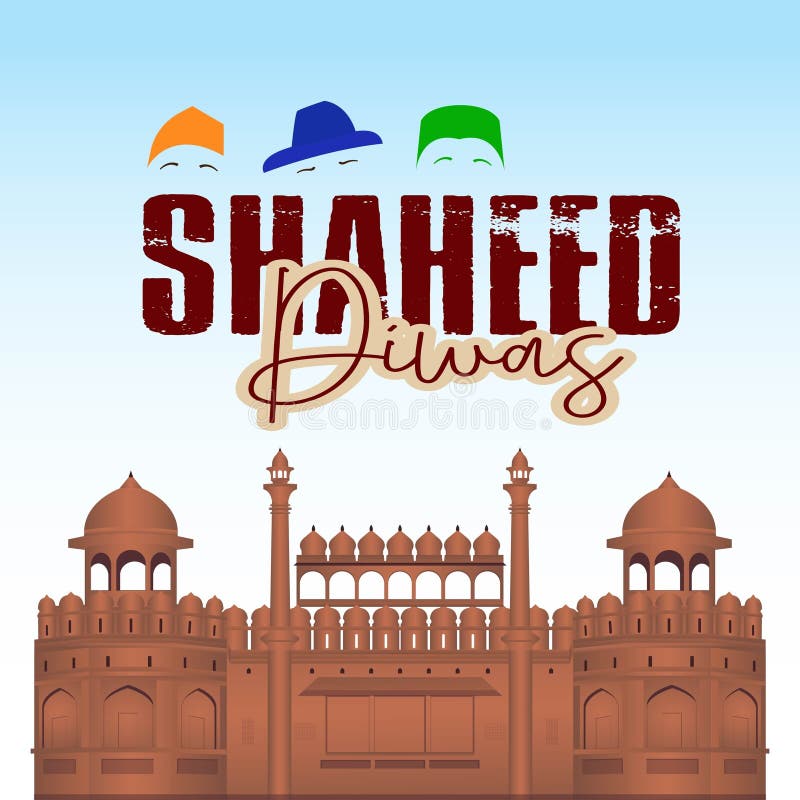 Vector Illustration for Shaheed Diwas Banner Stock Vector ...