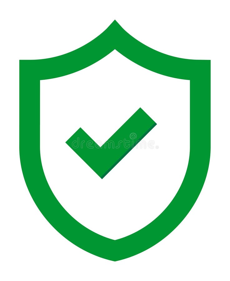 Vector Illustration Shield Security Tick Icon Stock Vector ... Vector Illustration Shield Security Tick Icon Stock Vector ...