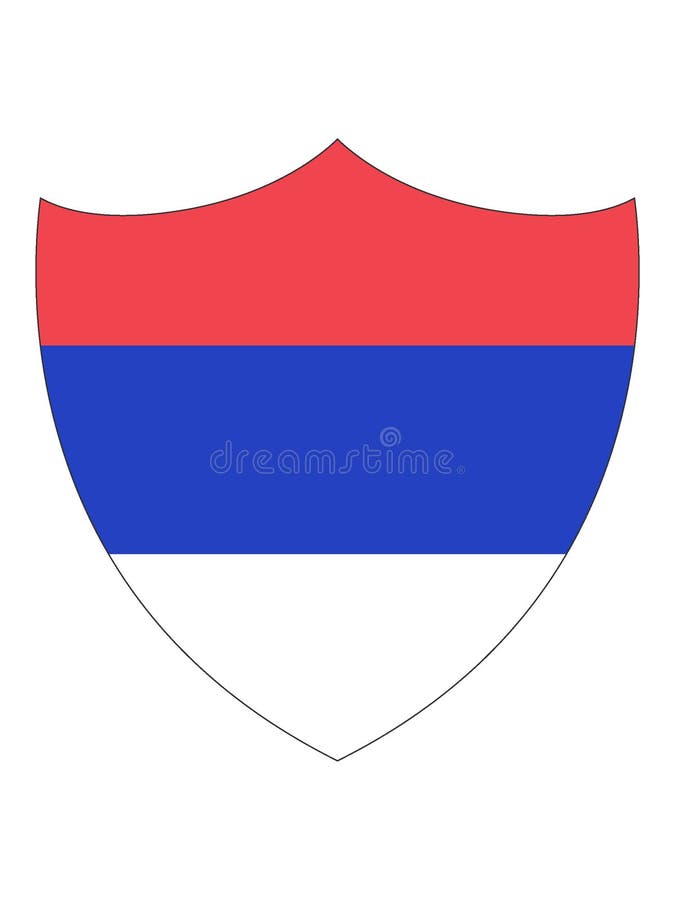 Shield Shaped Flag of Russia Stock Vector - Illustration of finland ...