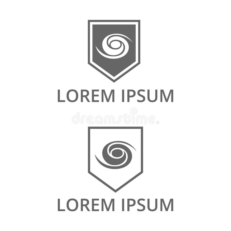 Whirlwind Black Icon in Circle Stock Vector - Illustration of hurricane ...