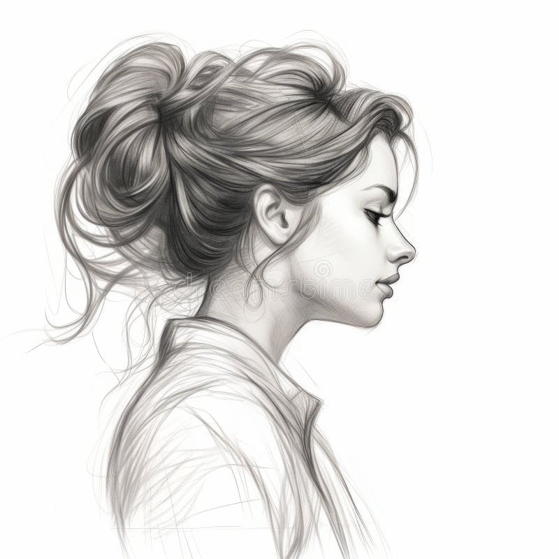 Charming Characters: Ultra Detailed Profile Illustration with Sketch ...