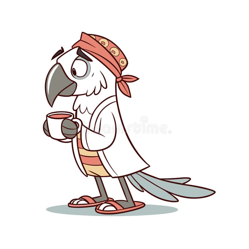 Sick Parrot Building with Care Stock Photo - Illustration of ticking ...