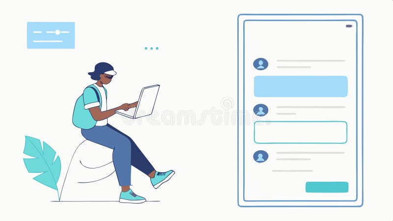 Sign Up Form Interface, User Registration UI Vector Design Generative ...