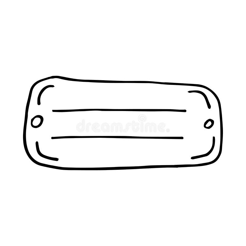 Vector Illustration Signature Form Doodle Stock Vector - Illustration ...