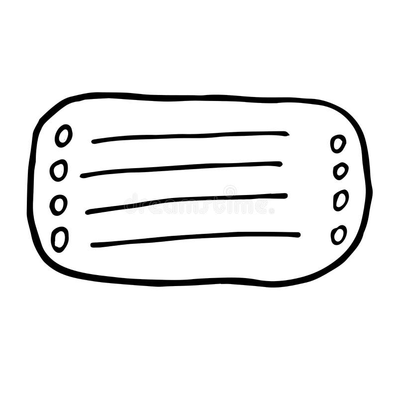 Vector Illustration Signature Form Doodle Stock Vector - Illustration ...