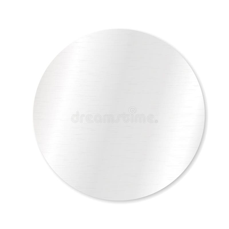 Silver Round Frame Banners on Transparent Background Stock Vector ...