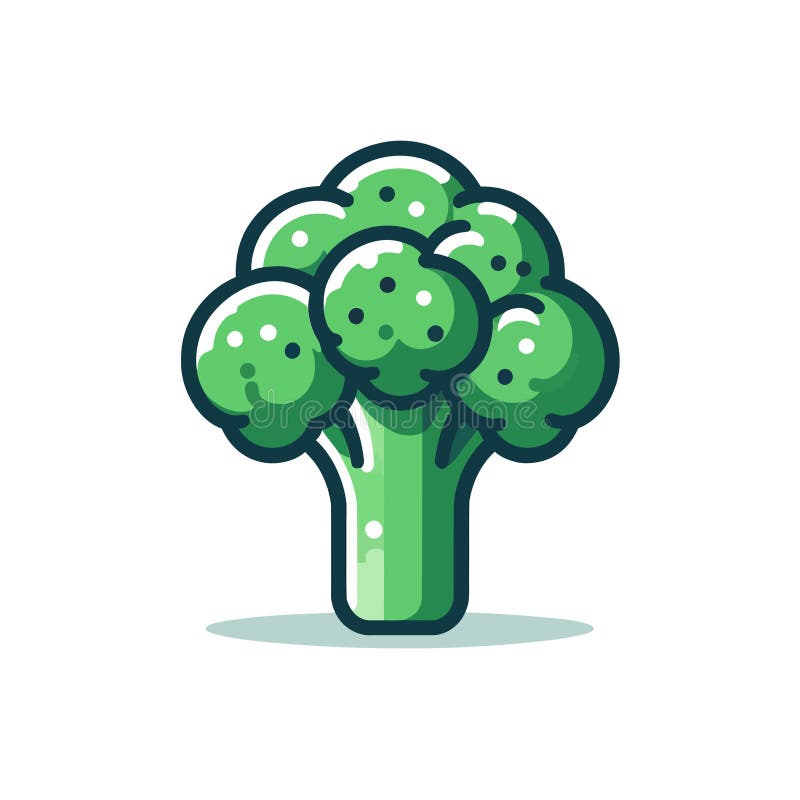 Cabbage Cartoon Style Flat Vector Illustration Stock Vector ...