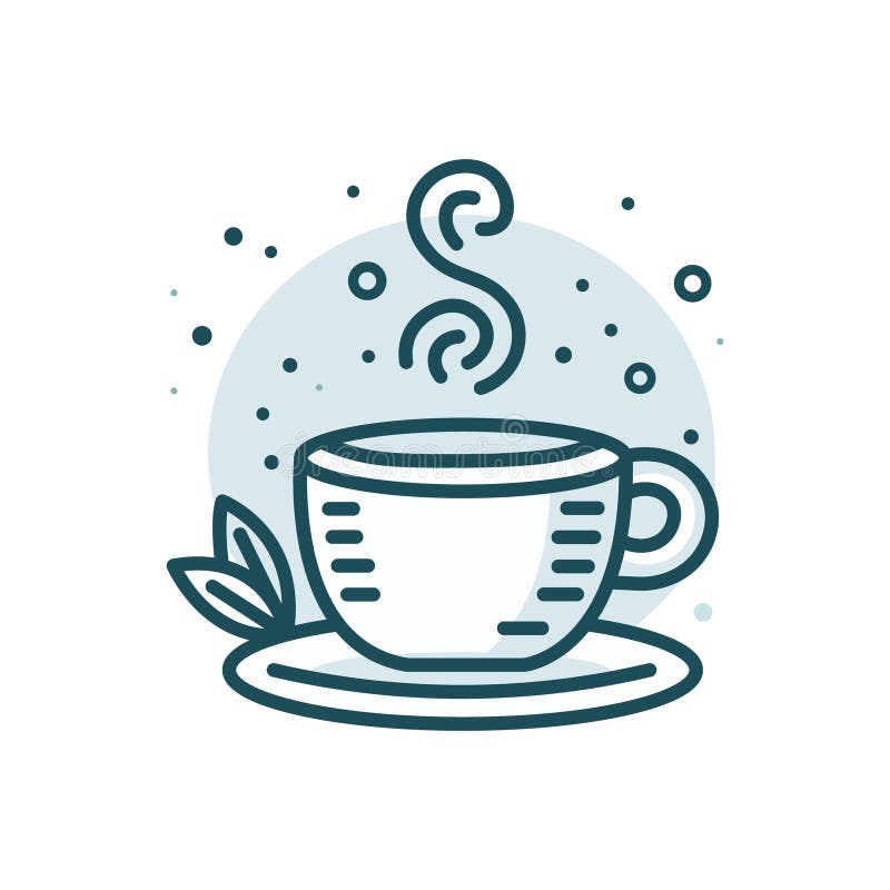 Simple Coffee Cup Symbol Logo. Vector Illustration Stock Illustration ...