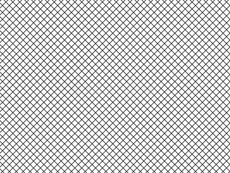 Vector Illustration of Simple Lines of Diagonal Monochrome Cells ...