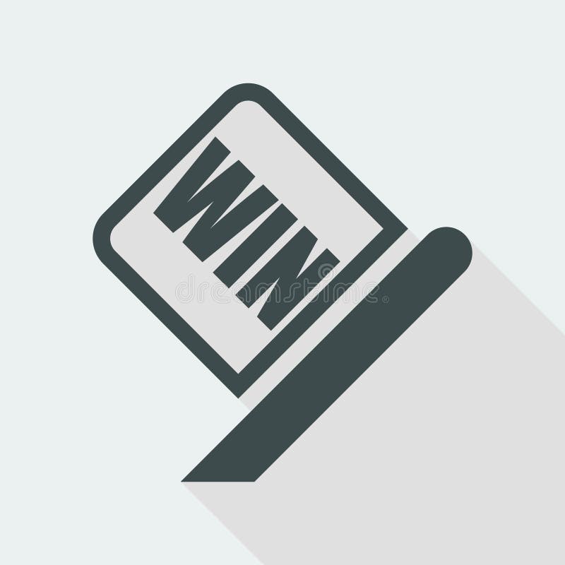 Vector Illustration of Single Isolated Arrival Race Flag Icon Stock ...