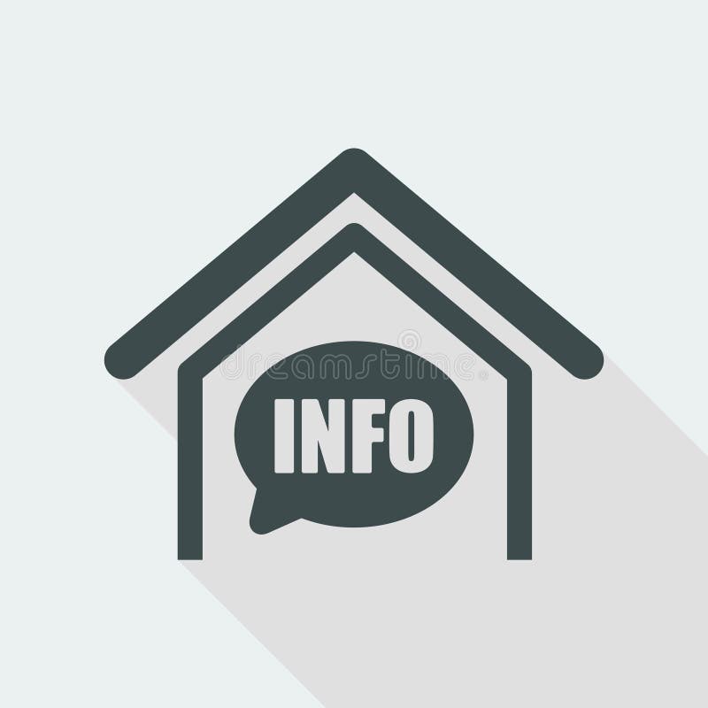 Vector Illustration of Single Isolated Box Info Icon Stock Vector ...