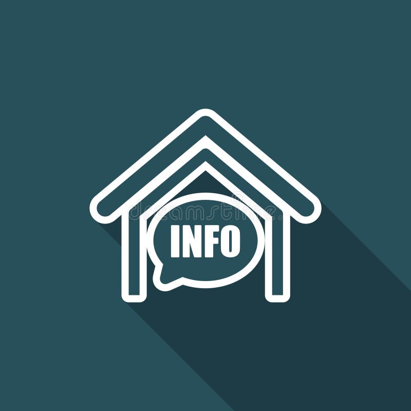 Vector Illustration of Single Isolated Box Info Icon Stock Vector ...